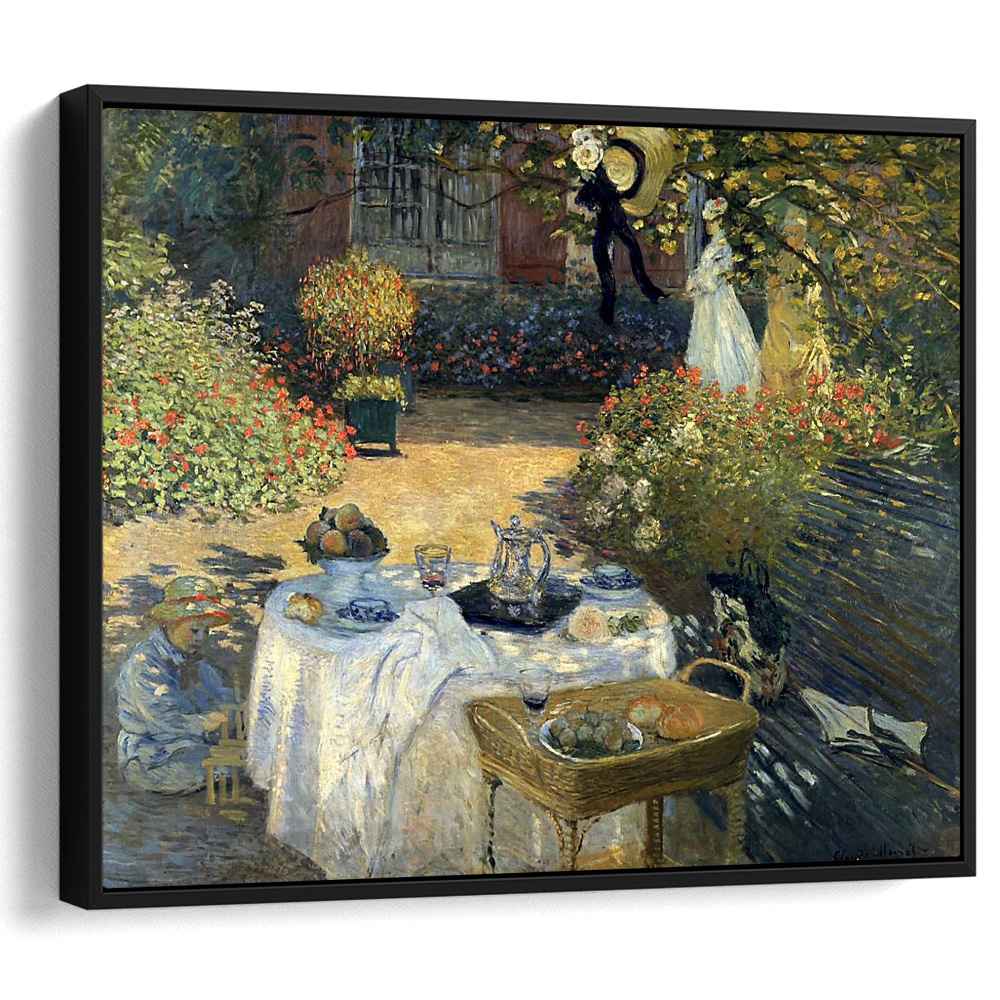 The Luncheon (1873) by Claude Monet - Canvas Artwork — Kanvah