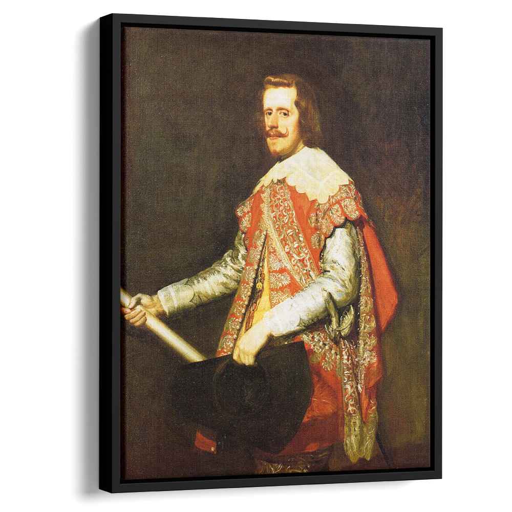 Philip IV, King of Spain by Diego Velazquez - Canvas Artwork — Kanvah