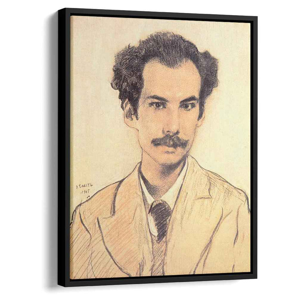 Portrait of Boris Nikolayevich Bugaev (Andrey Bely) (1905) by Leon ...