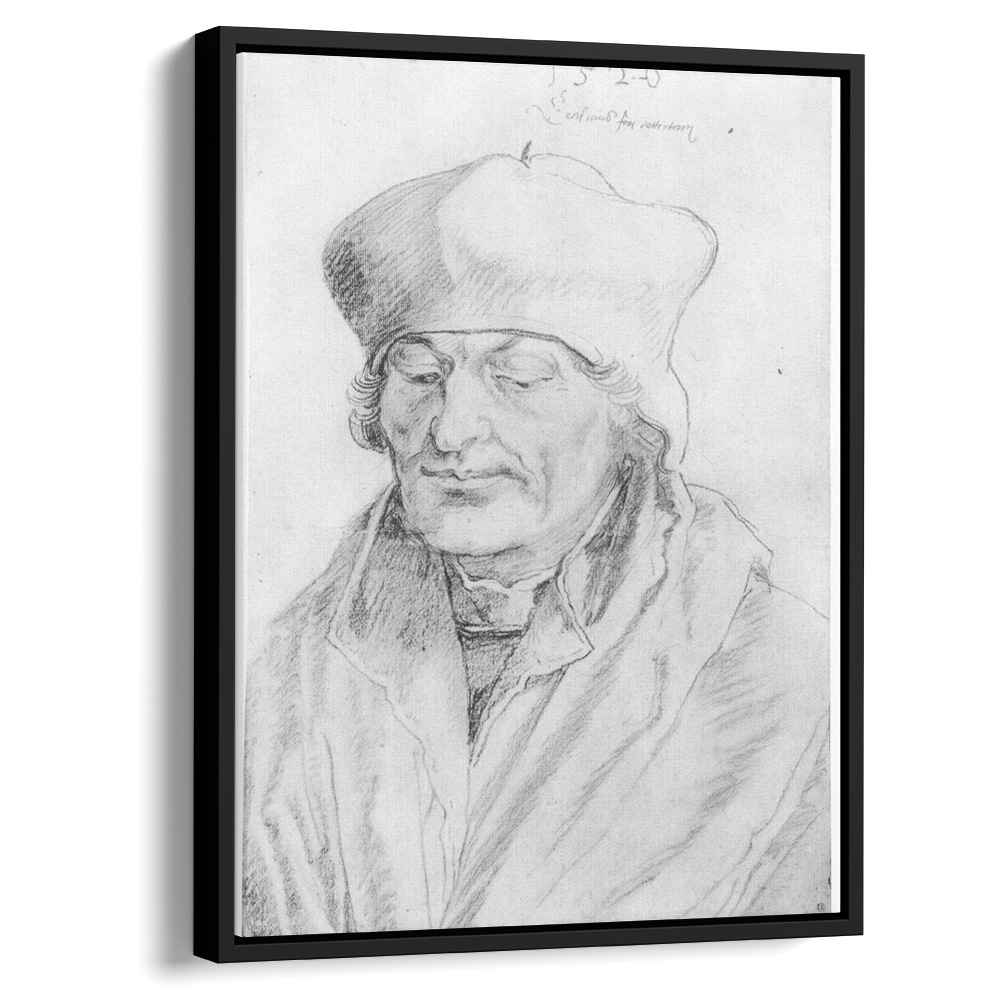 Portrait of Erasmus of Rotterdam (1520) by Albrecht Durer - Canvas ...