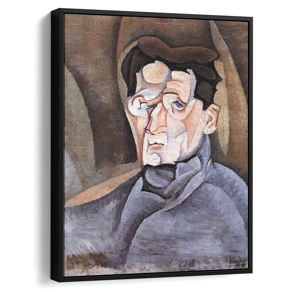 Portrait of Maurice Raynal (1911) by Juan Gris - Canvas Artwork — Kanvah
