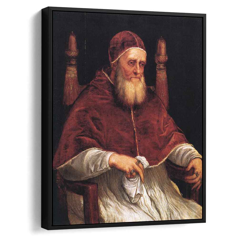 Portrait of Pope Julius II (1546) by Titian - Canvas Artwork — Kanvah