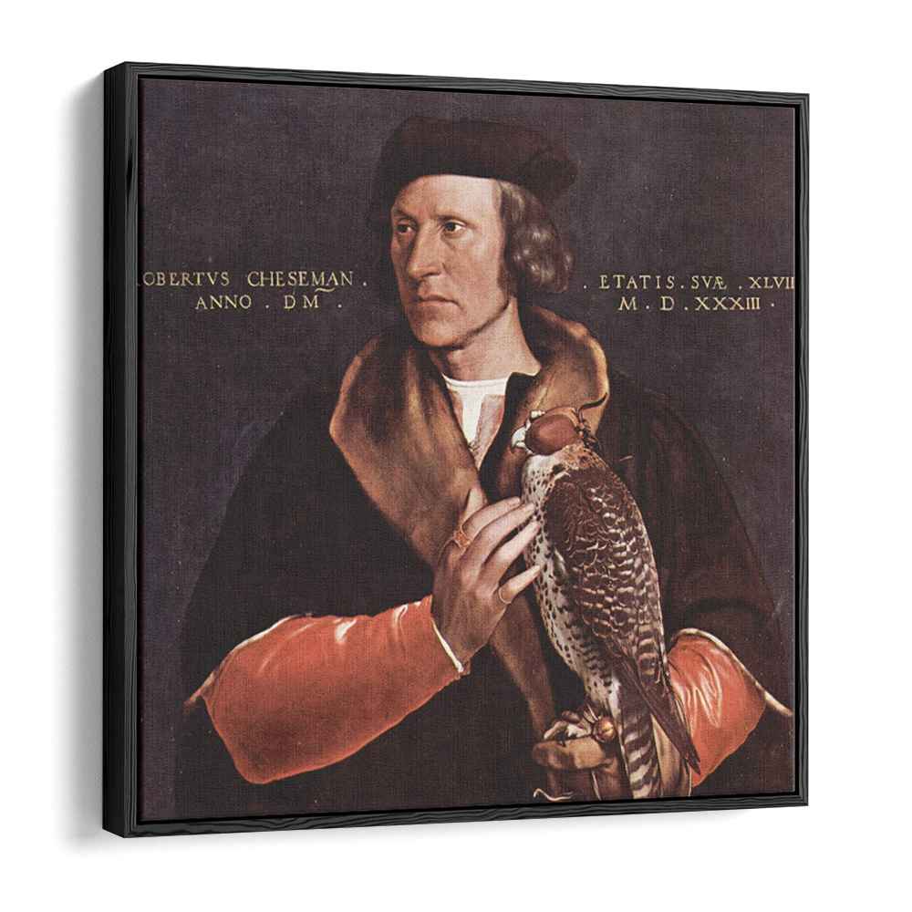 "Portrait of Robert Cheseman" by Hans Holbein the Younger - Canvas ...