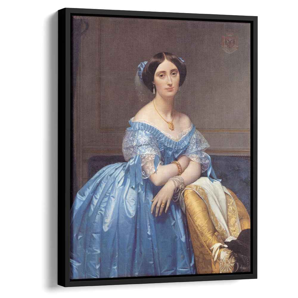 Portrait of the Princesse de Broglie (1853) by Jean Auguste Dominique ...