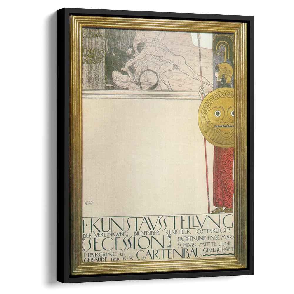 Poster for the First Art Exhibition of the Secession Art Movement (1898 ...