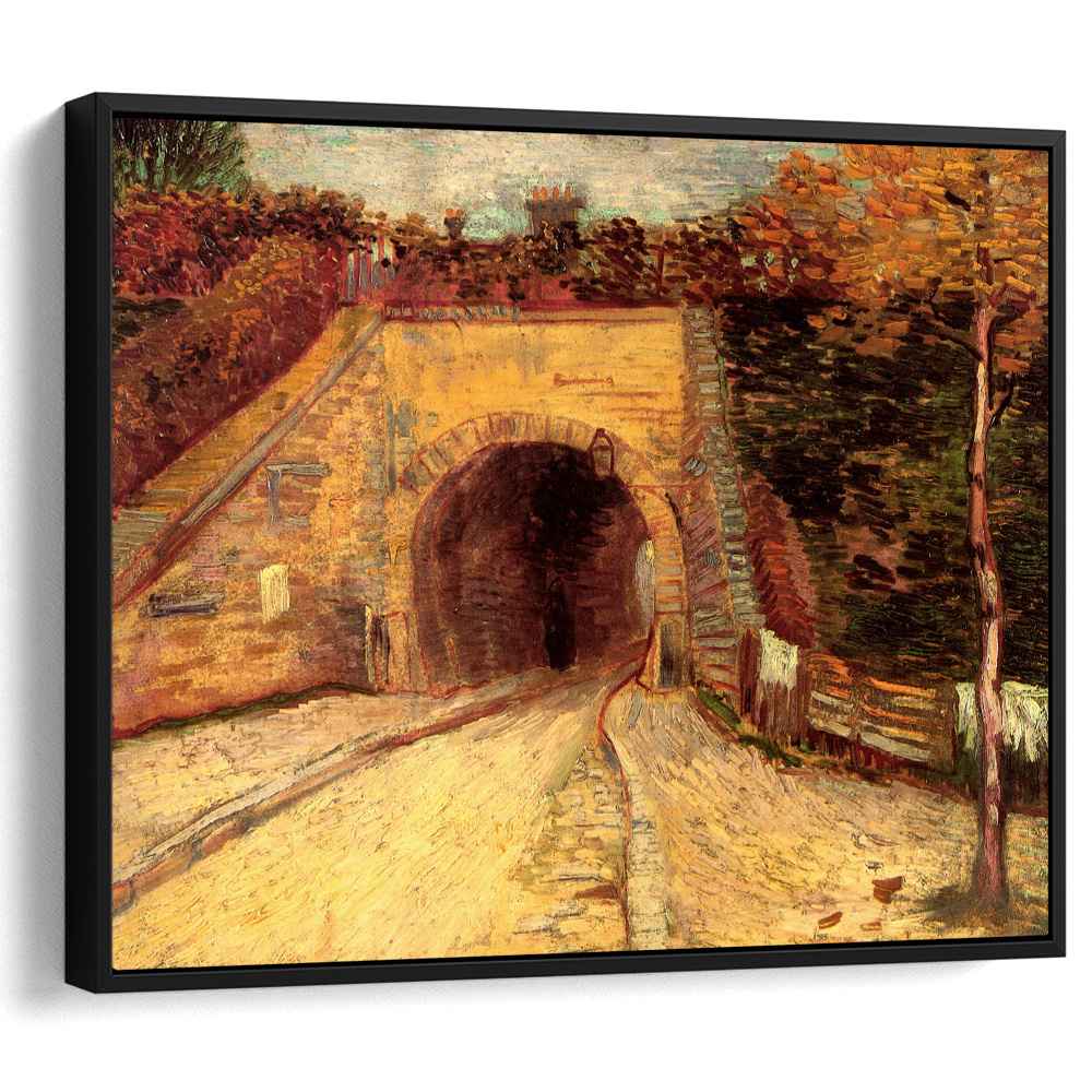 Roadway with Underpass The Viaduct (1887) by Vincent van Gogh - Canvas ...