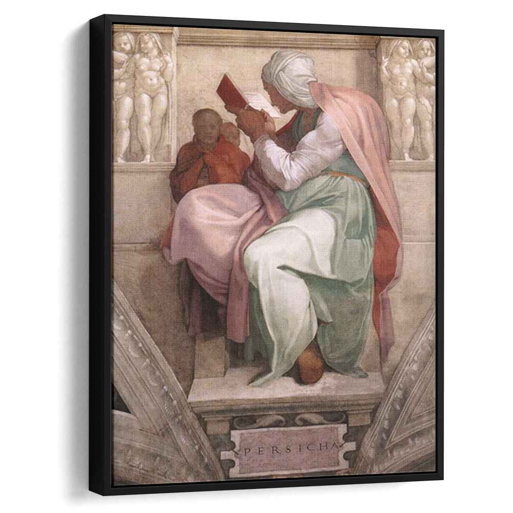 Sistine Chapel Ceiling: The Persian Sibyl (1511) by Michelangelo ...