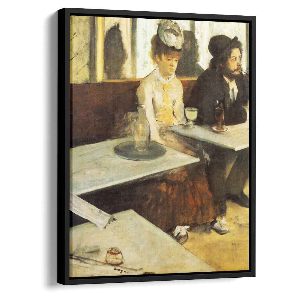 The Absinthe Drinker (1876) by Edgar Degas - Canvas Artwork — Kanvah