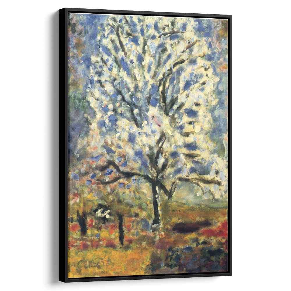 The almond tree in blossom by Pierre Bonnard - Canvas Artwork — Kanvah