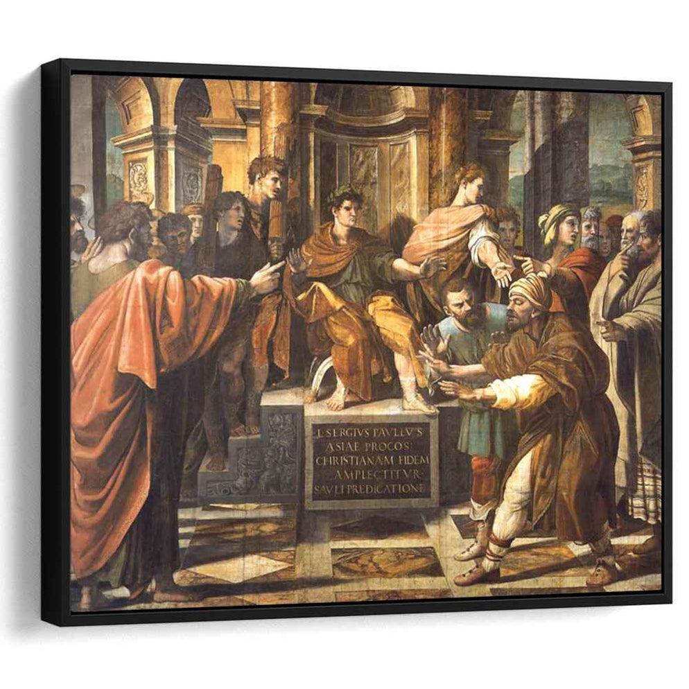 The Blinding of Elymas (cartoon for the Sistine Chapel) (1515) by ...