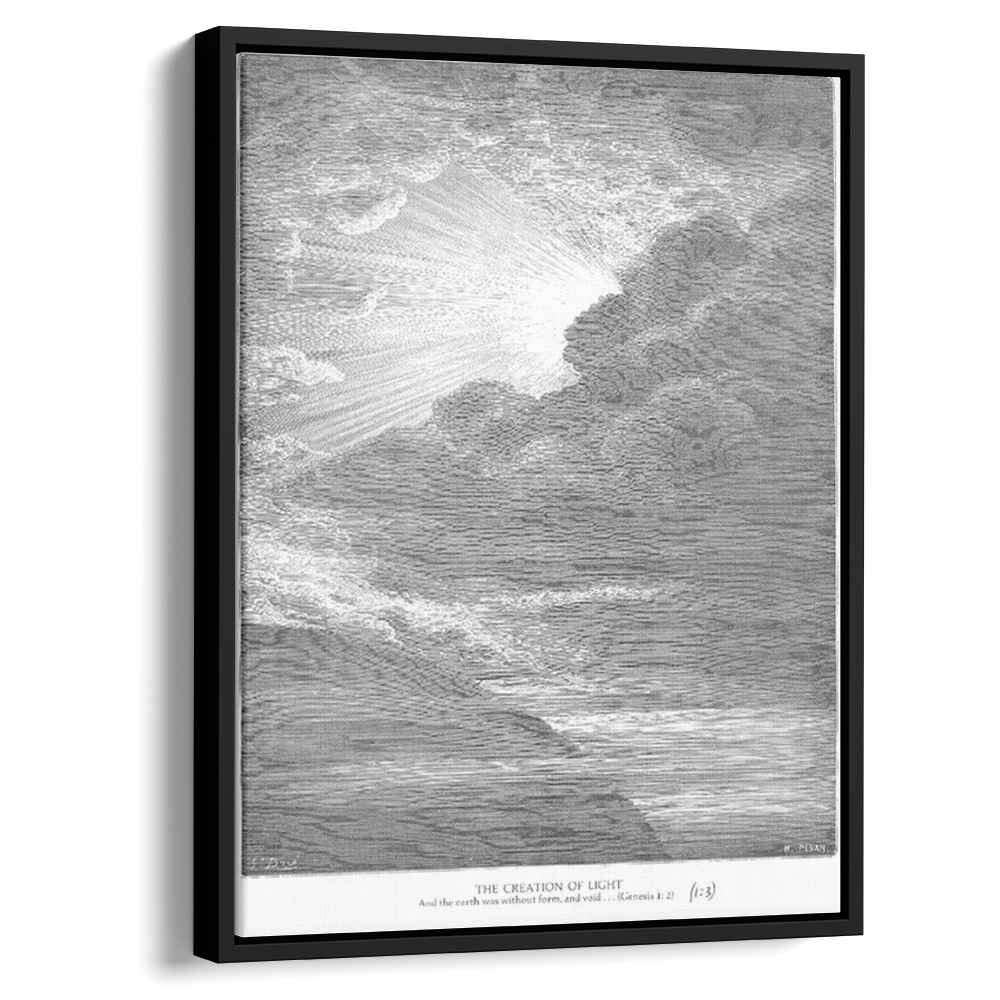 The Creation of Light (1866) by Gustave Dore - Canvas Artwork — Kanvah