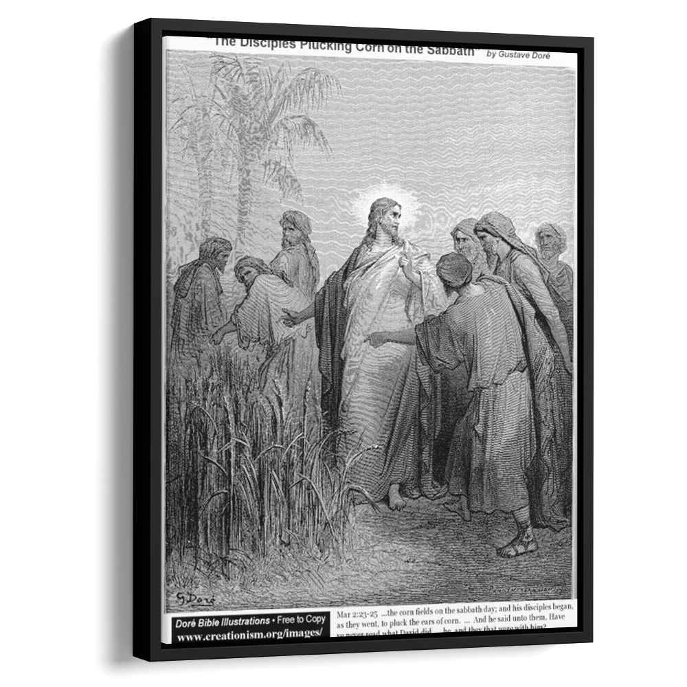 The Disciples Plucking Corn On The Sabbath by Gustave Dore - Canvas ...