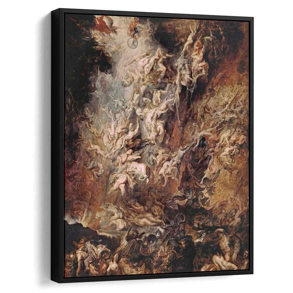 The Fall of the Damned (1620) by Peter Paul Rubens - Canvas Artwork ...