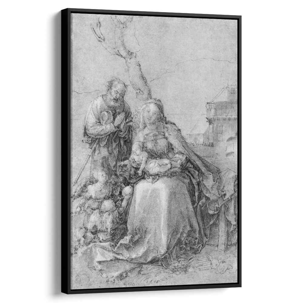 The Holy Family with angels under trees by Albrecht Durer - Canvas ...