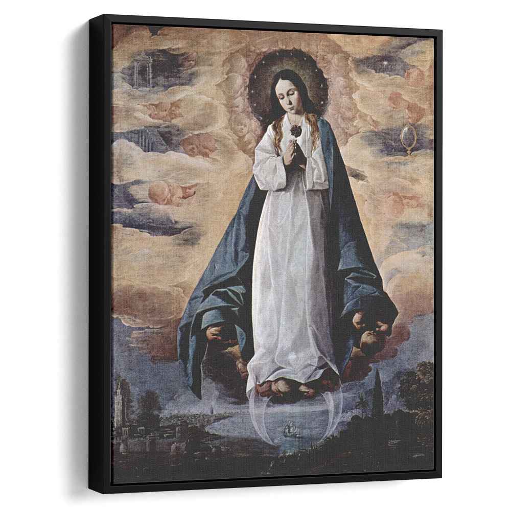 The Immaculate Conception (1630) by Francisco de Zurbaran - Canvas ...