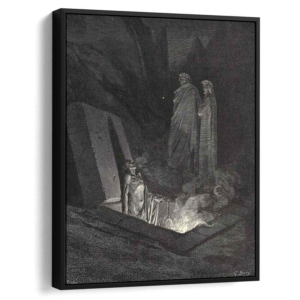 The Inferno, Canto 10 by Gustave Dore - Canvas Artwork — Kanvah