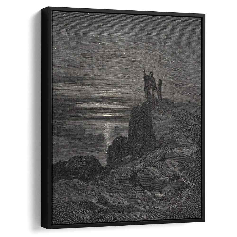The Inferno, Canto 34 by Gustave Dore - Canvas Artwork — Kanvah