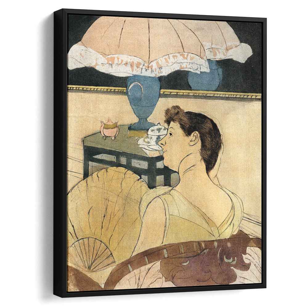 The Lamp (1891) by Mary Cassatt - Canvas Artwork — Kanvah
