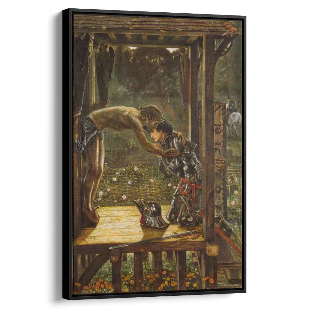 The Merciful Knight by Edward Burne-Jones - Canvas Artwork — Kanvah