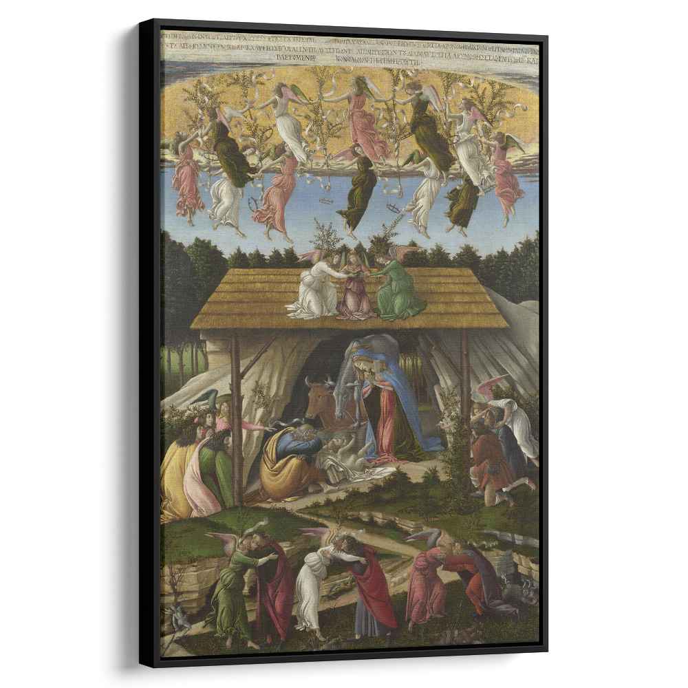 The Mystical Nativity by Sandro Botticelli - Canvas Artwork — Kanvah