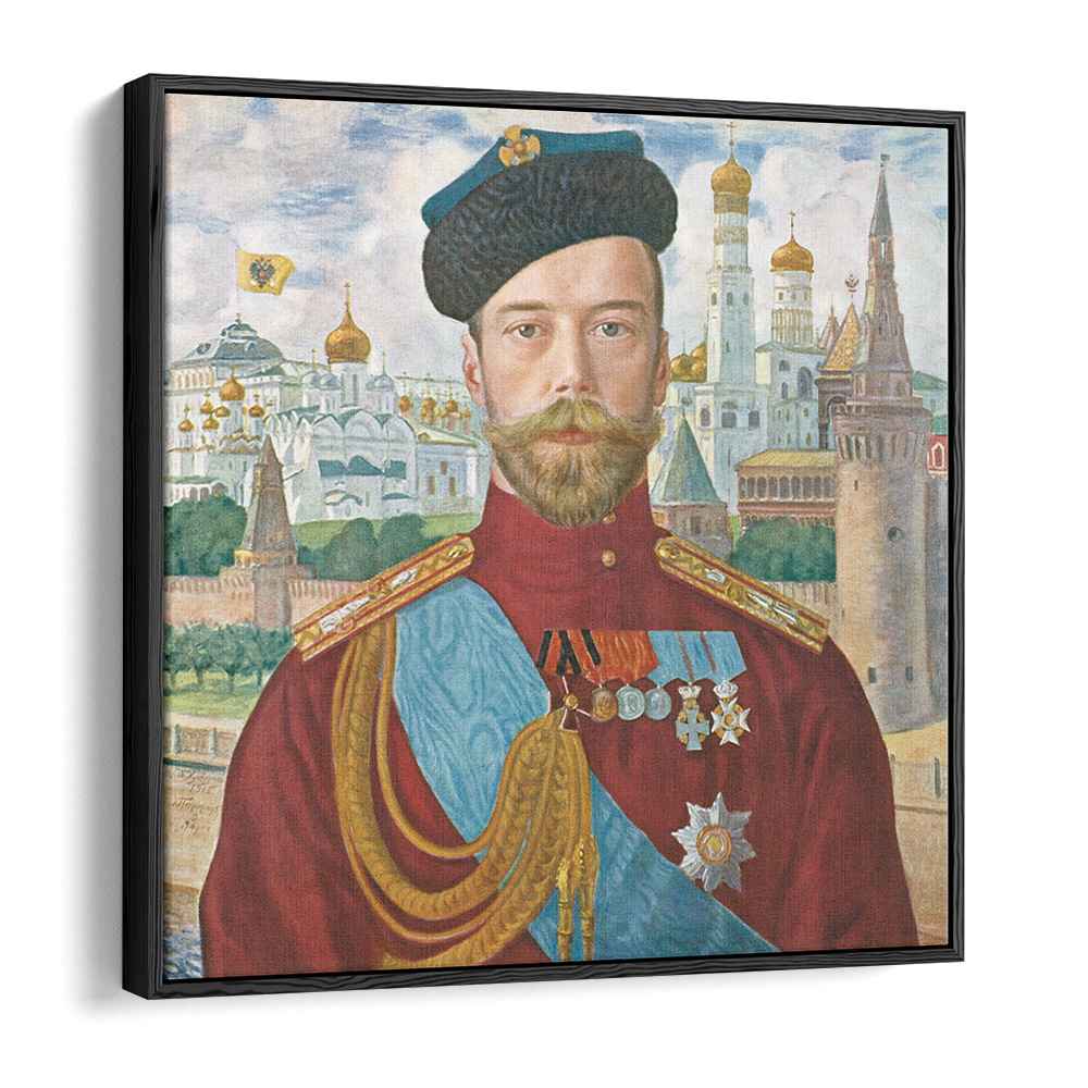 "Tsar Nicholas II" by Boris Kustodiev - Canvas Artwork — Kanvah