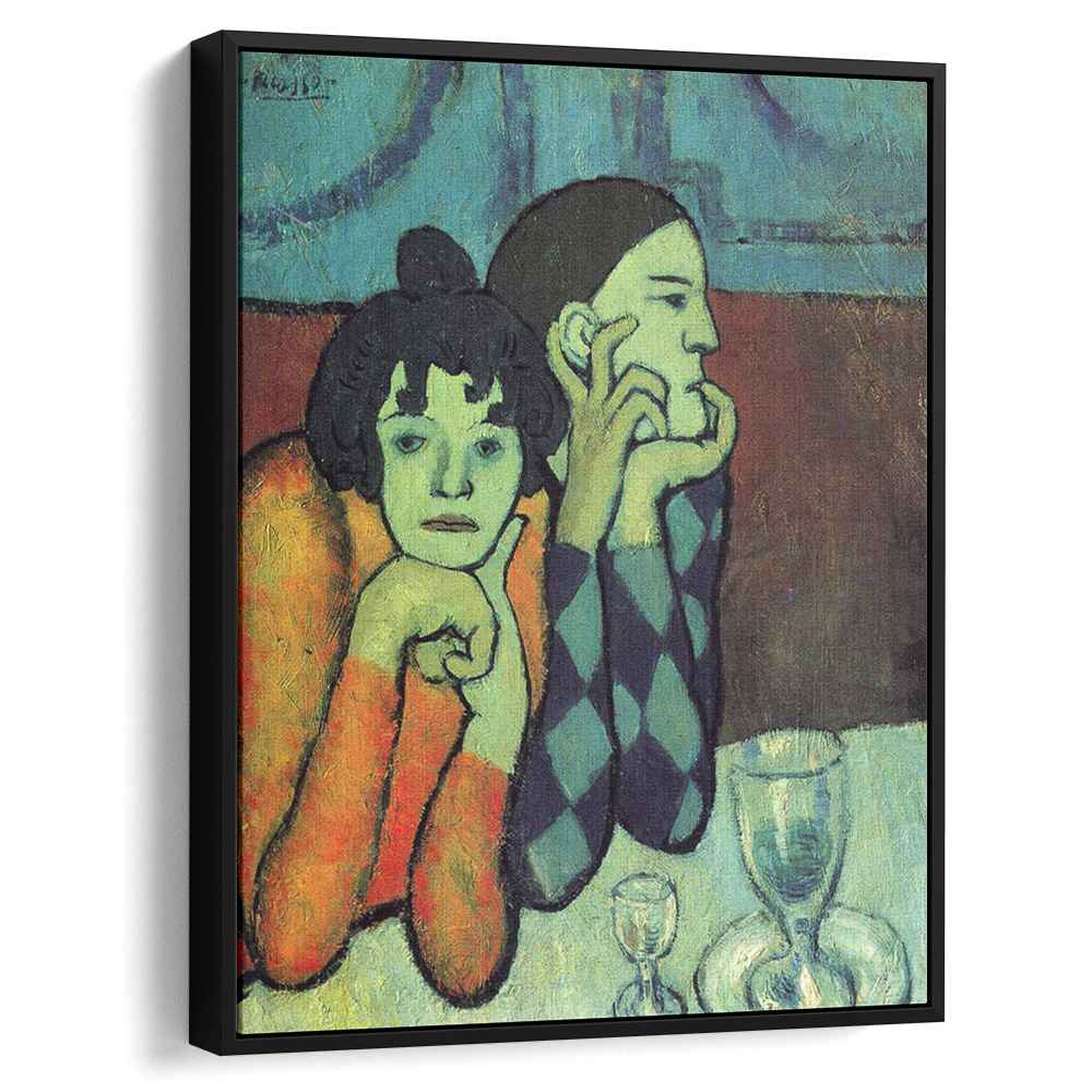 Two acrobats (Harlequin and his companion) (1901) by Pablo Picasso ...
