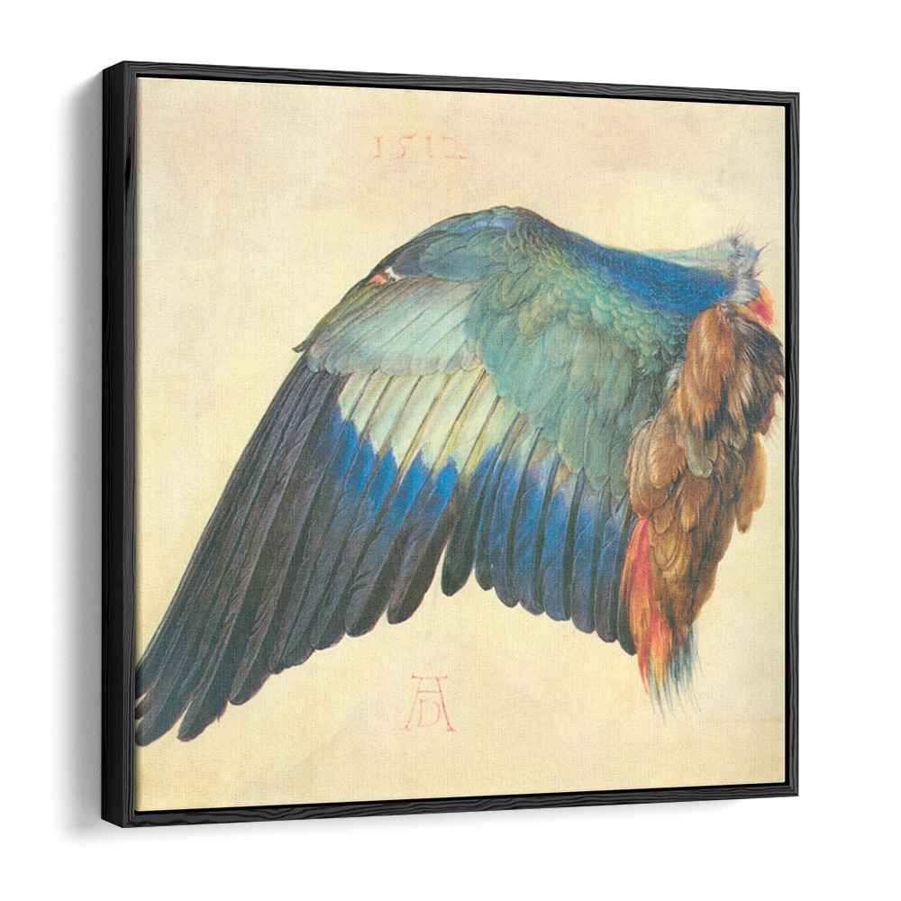 "Wing of a Blue Roller" by Albrecht Durer - Canvas Artwork — Kanvah