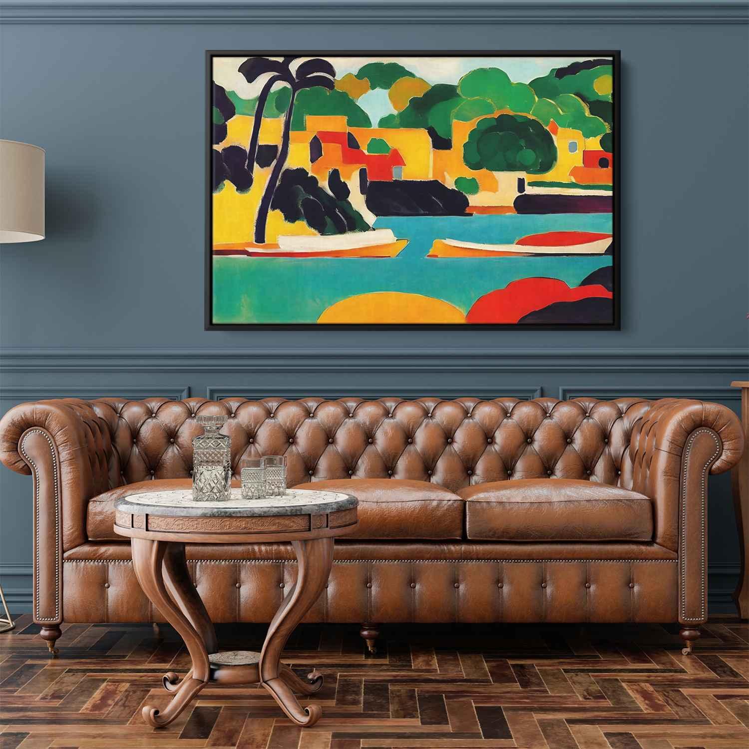 HM Coastal Print - Canvas Art by Kanvah