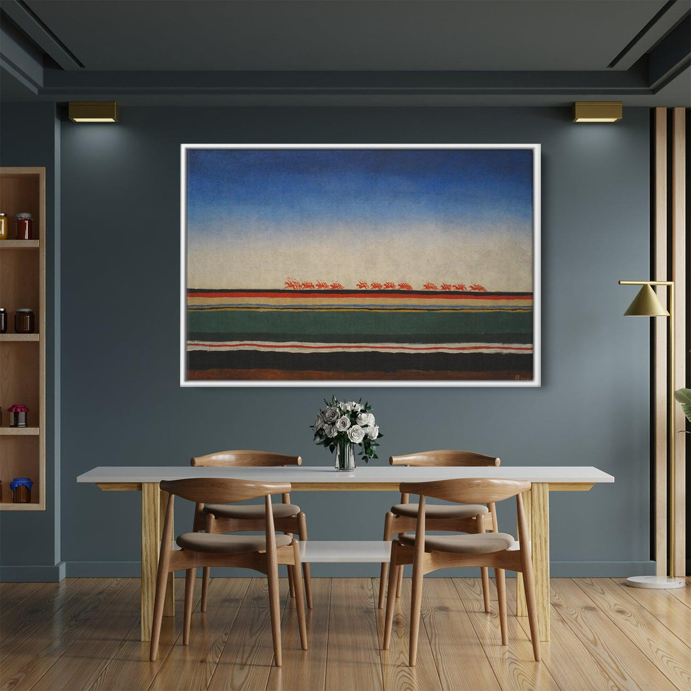 Red Cavalry by Kazimir Malevich - Canvas Artwork — Kanvah