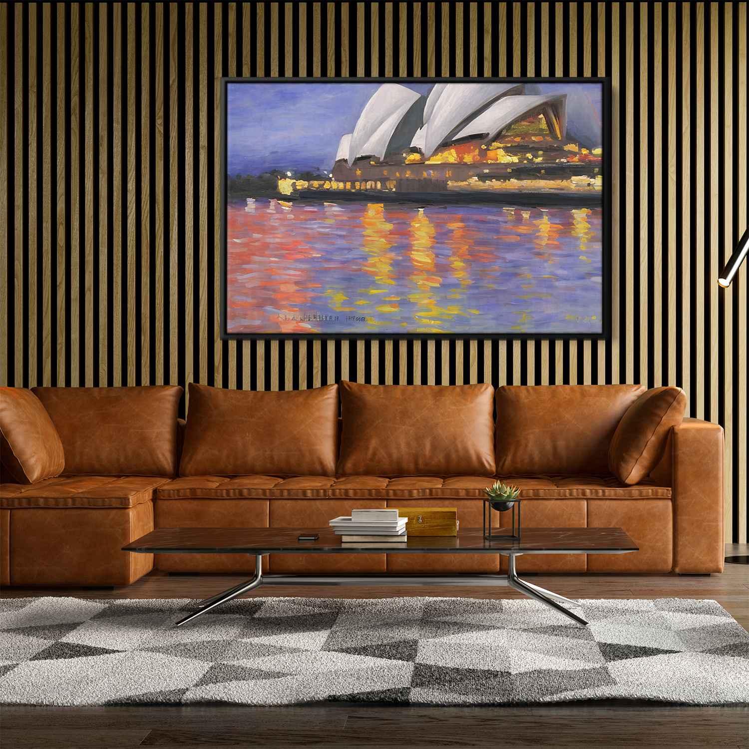 Harbor Symphony Impressions: Impressionist Sydney Opera House Canvas ...