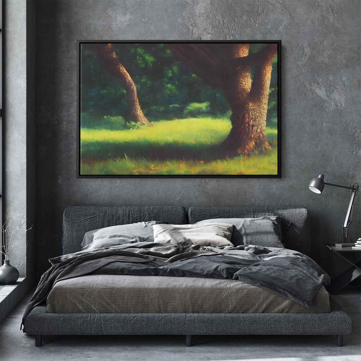 Realism Tree Print - Canvas Art by Kanvah