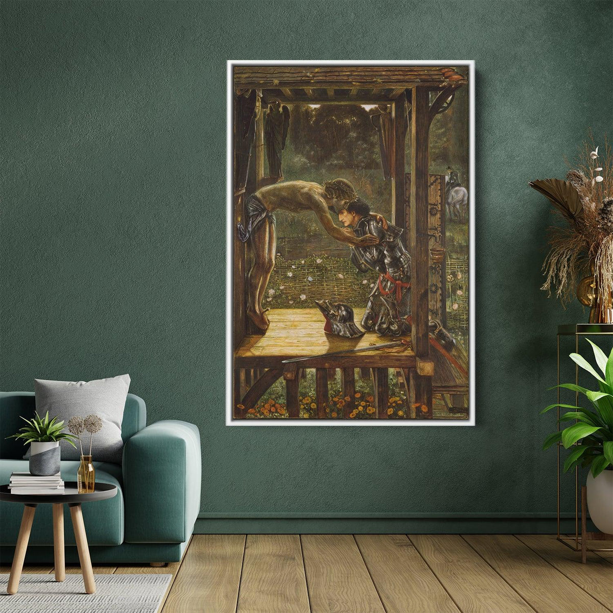 The Merciful Knight by Edward Burne-Jones - Canvas Artwork — Kanvah