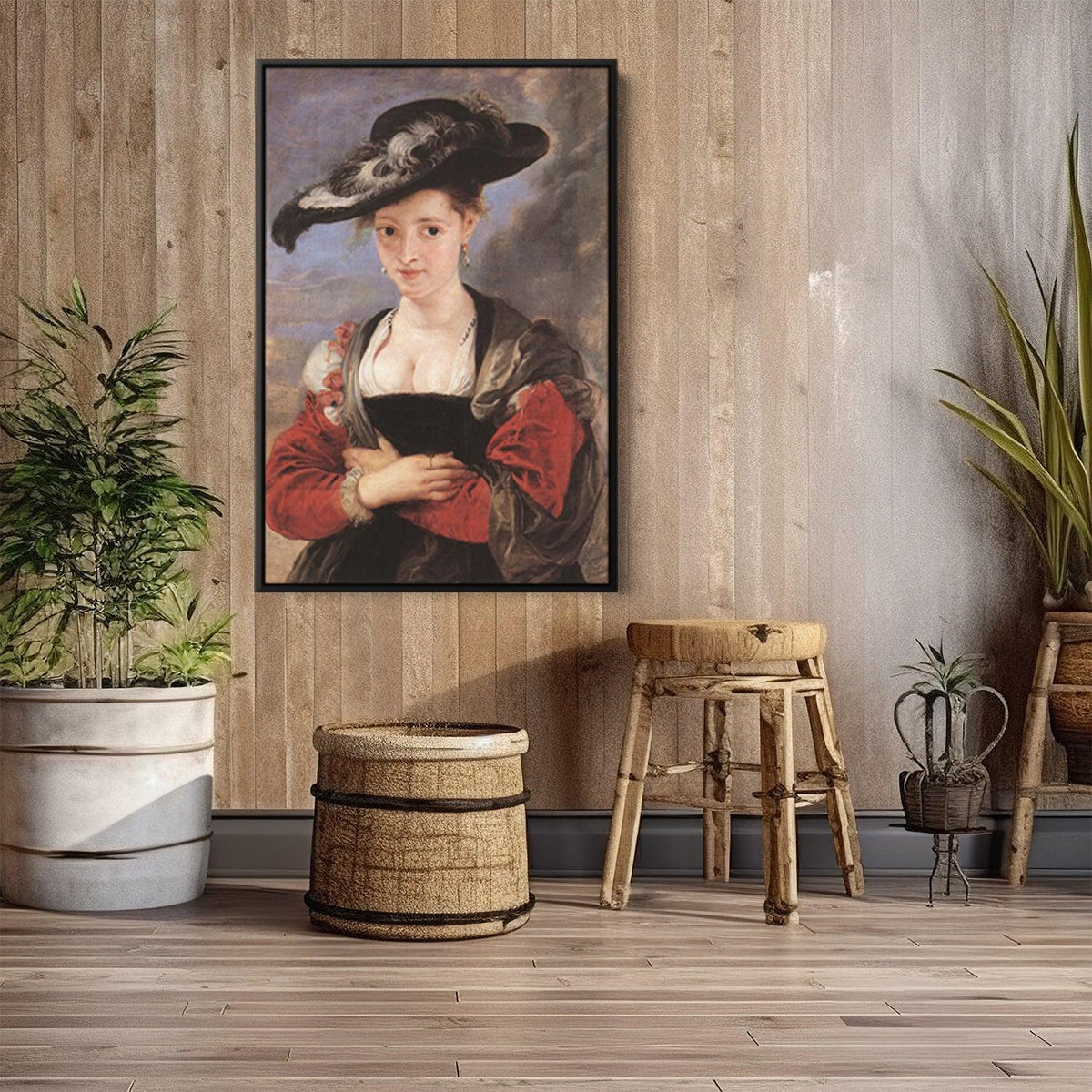 The Straw Hat by Peter Paul Rubens - Canvas Artwork — Kanvah