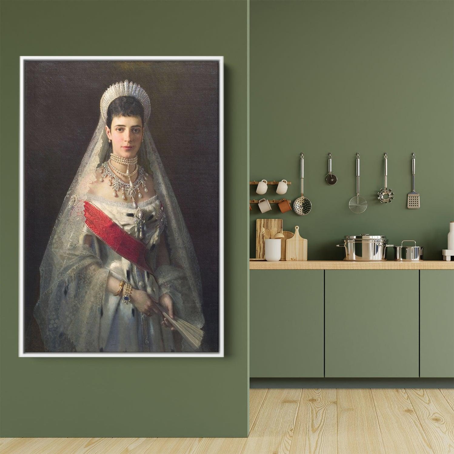 Portrait of Maria Fyodorovna, born Princess Dagmar of Denmark , wife of ...