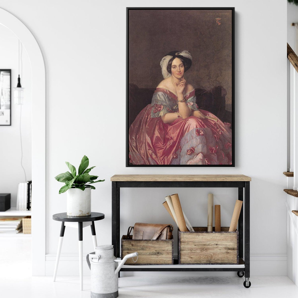 Baronesss Betty de Rothschild by Jean Auguste Dominique Ingres - Canvas ...