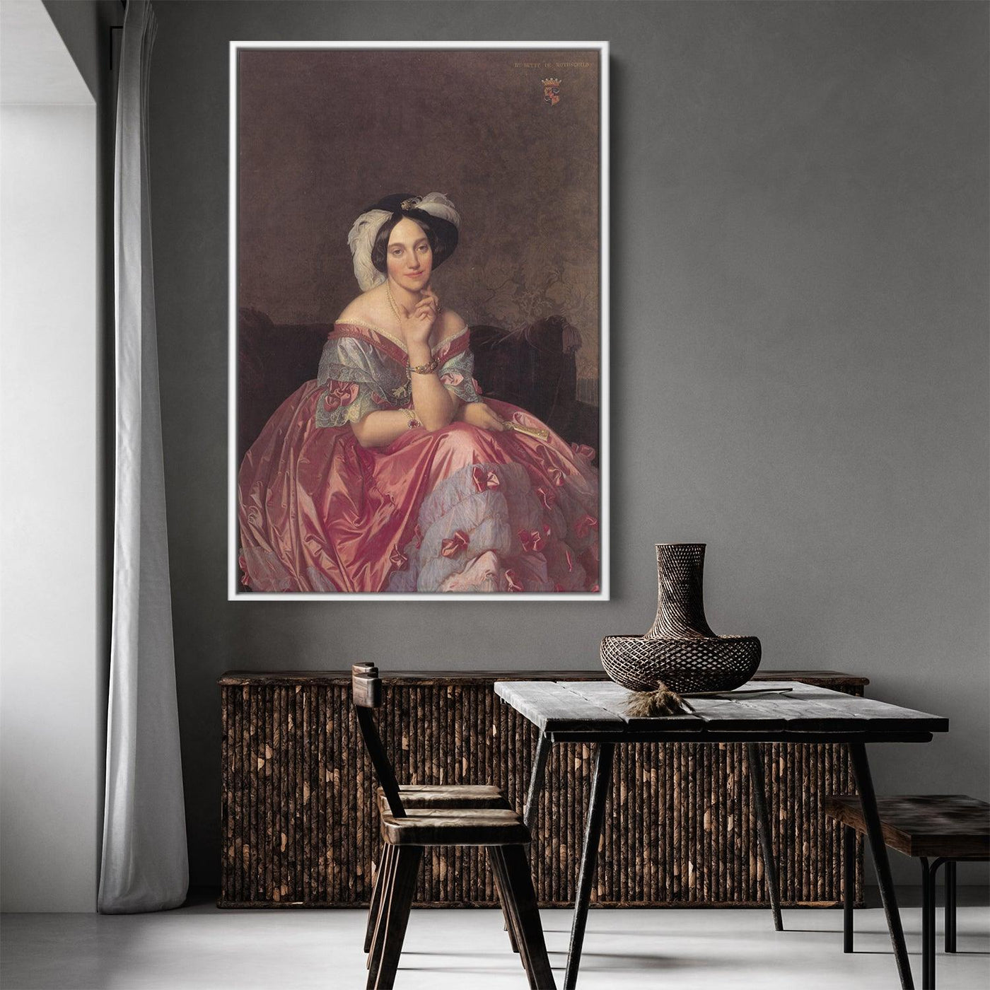 Baronesss Betty de Rothschild by Jean Auguste Dominique Ingres - Canvas ...