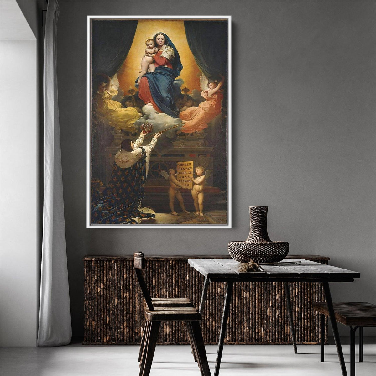 The Vow of Louis XIII by Jean Auguste Dominique Ingres - Canvas Artwork ...