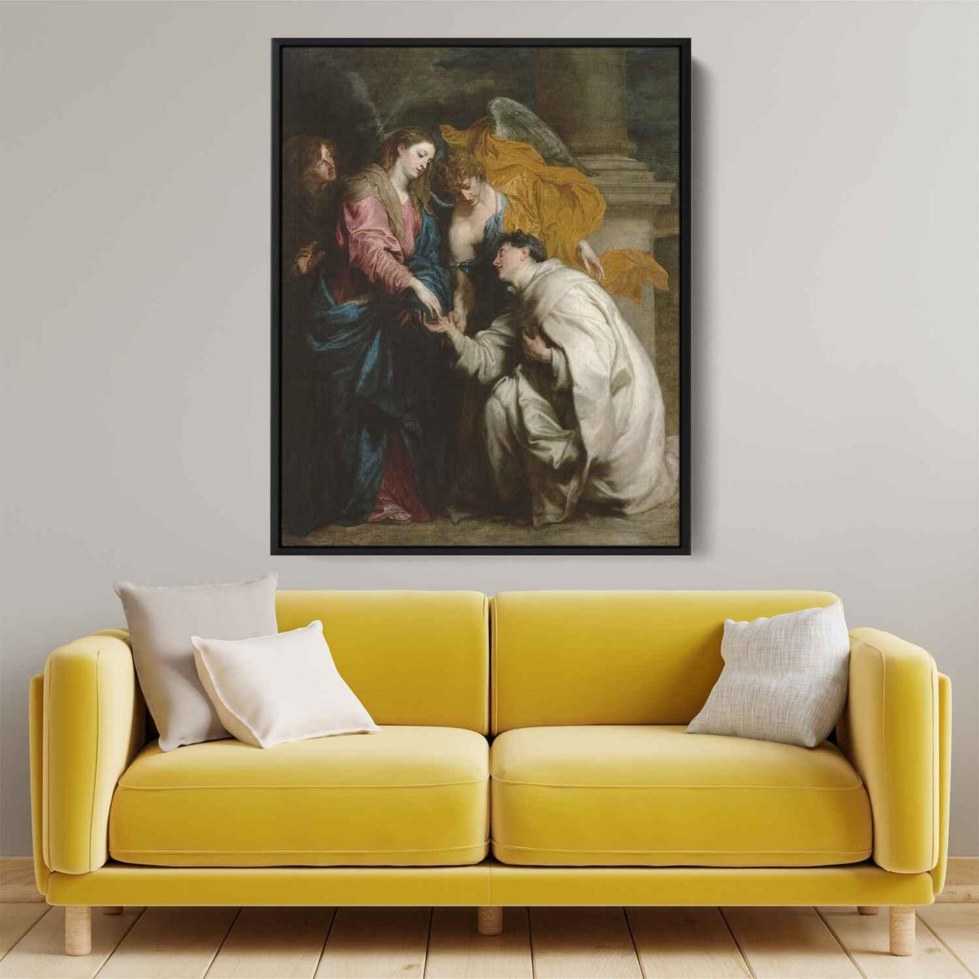 Blessed Joseph Hermann (1630) by Anthony van Dyck - Canvas Artwork — Kanvah