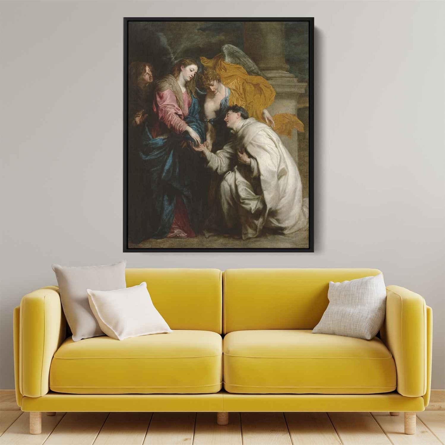 Blessed Joseph Hermann (1630) by Anthony van Dyck - Canvas Artwork — Kanvah