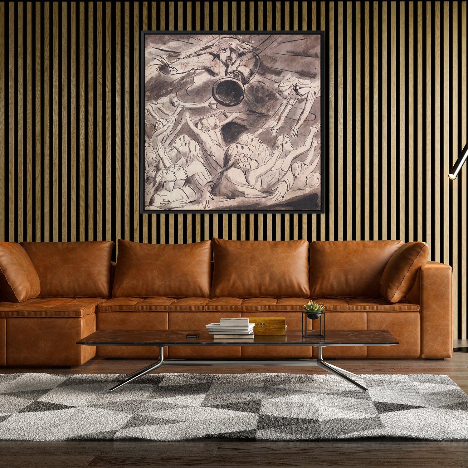 "The Resurrection" by William Blake - Canvas Artwork — Kanvah