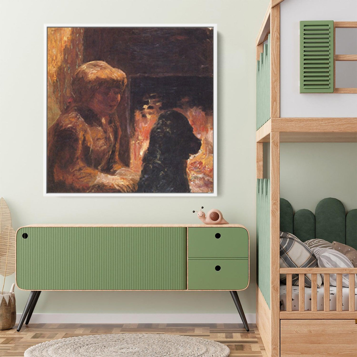 "Woman with Dog (also known as Marthe Bonnard and Her Dog)" by Pierre ...