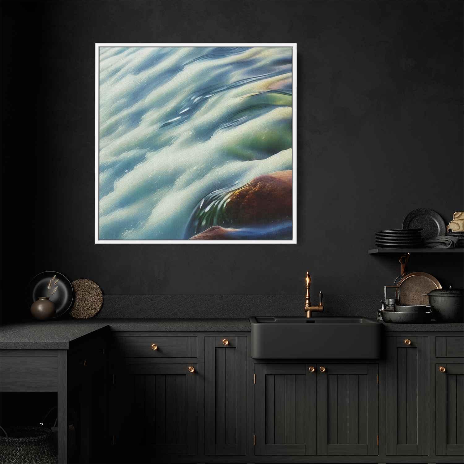 Realism Water Print - Canvas Art by Kanvah