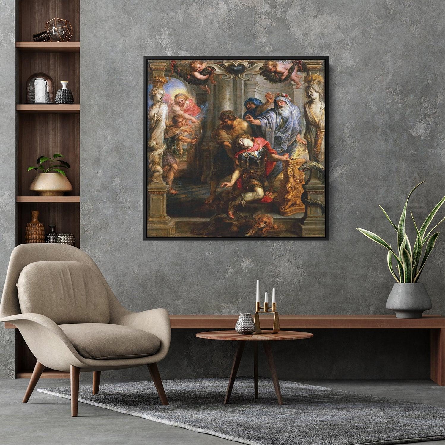 "The Death of Achilles" by Peter Paul Rubens - Canvas Artwork — Kanvah