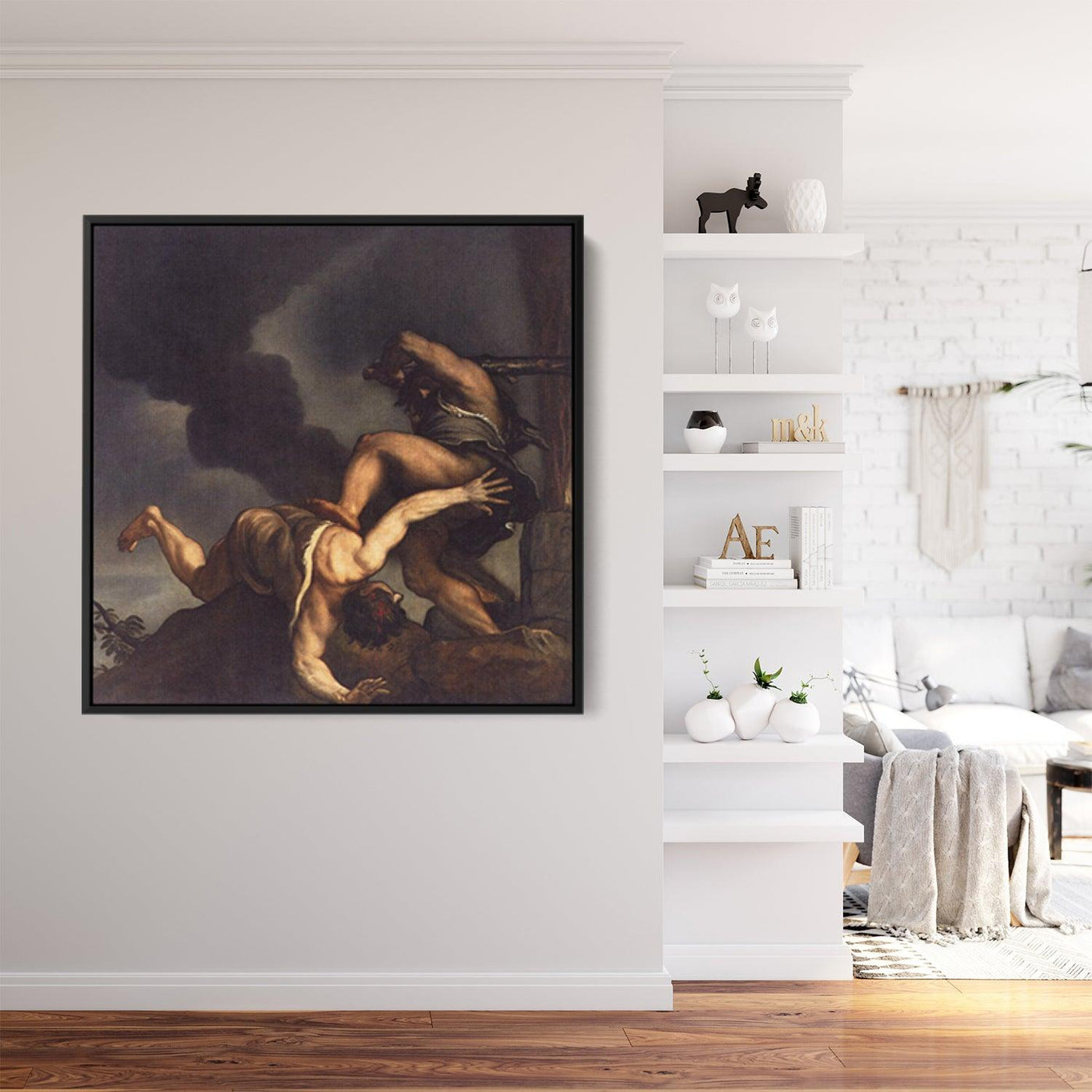 "Cain and Abel" by Titian - Canvas Artwork — Kanvah