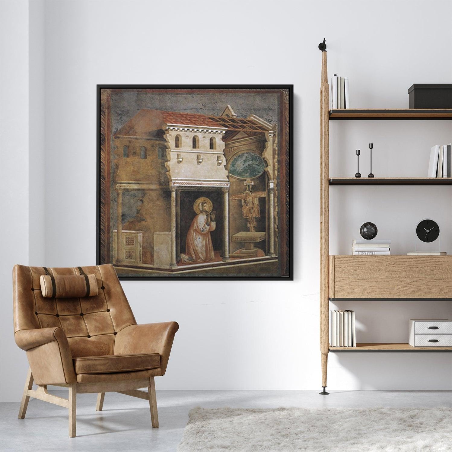 "Miracle of the Crucifix" by Giotto - Canvas Artwork — Kanvah